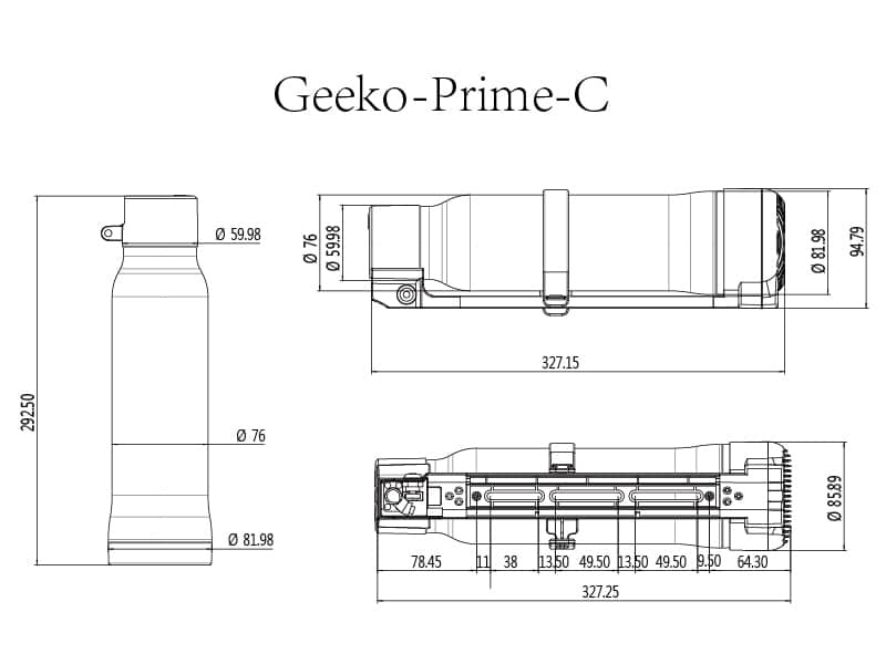 Geeko-Rear Specifications - 100G Smart Tech